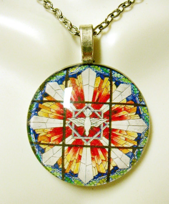 Holy Spirit Pendant With Chain GP03-003 | Etsy