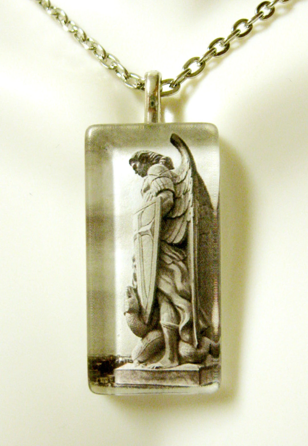 Archangel Michael Pendant With Chain - GP12-162 - Etsy