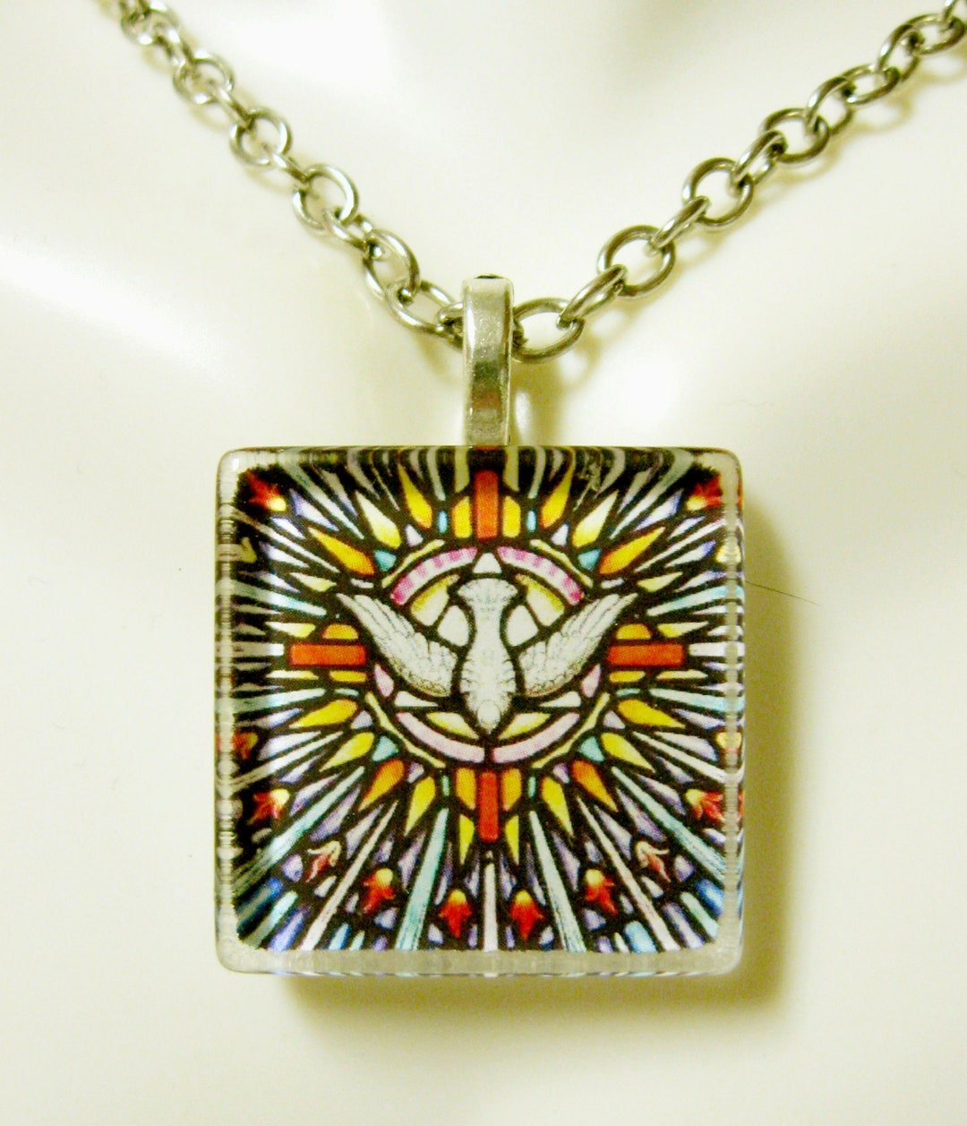 Holy Spirit Pendant With Chain - GP02-077 - Etsy