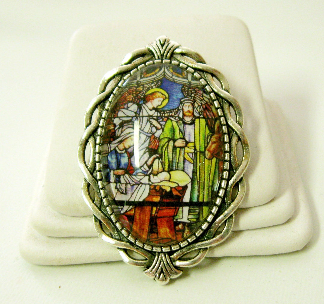 Nativity Brooch/pin - BR10-091 - Etsy