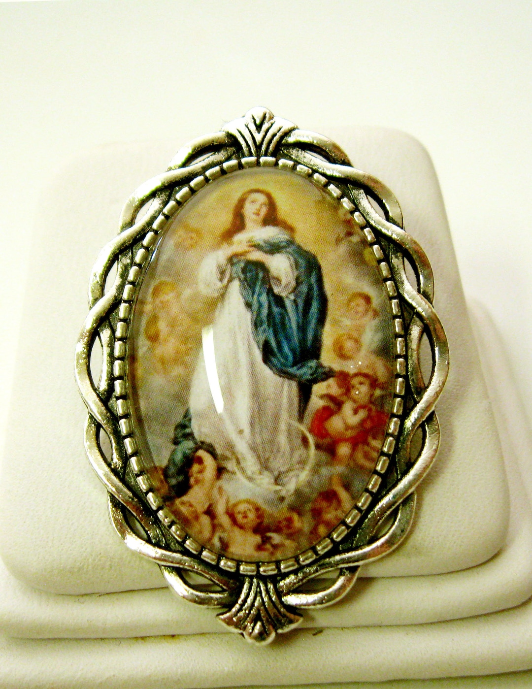 Our Lady of the Immaculate Conception Brooch - BR10-099 - Etsy