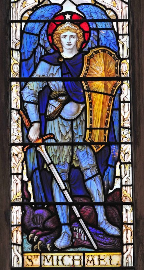 Archangel Michael Stained Glass