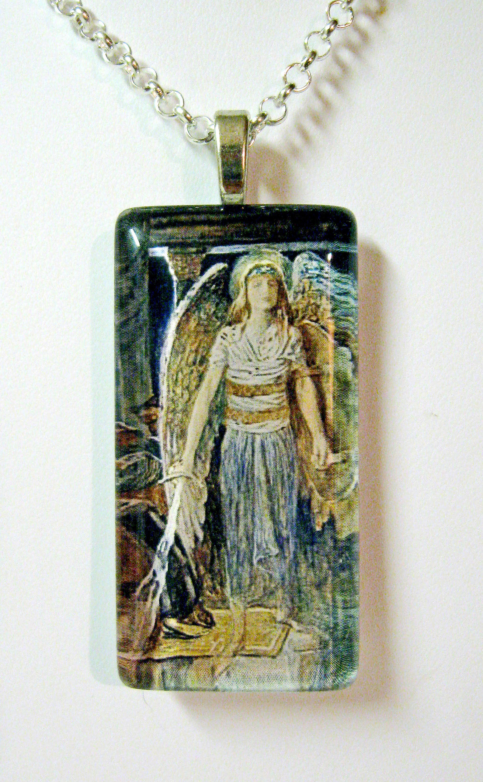 Guardian Angel Pendant With Chain - GP01-516 - Etsy