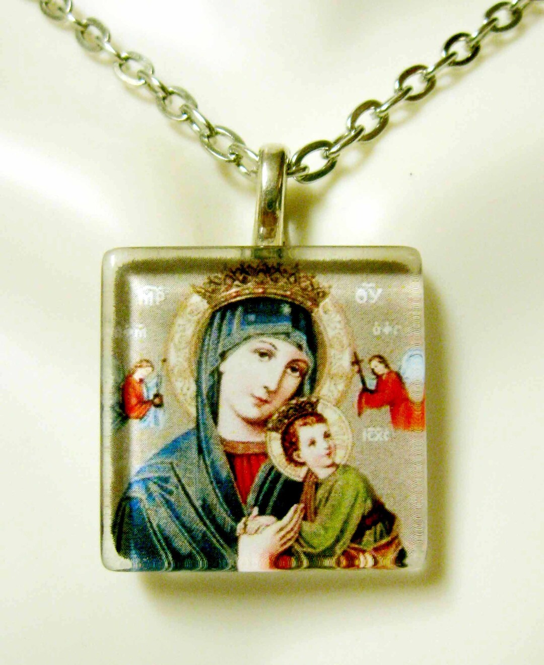 Our Lady of Perpetual Help Pendant With Chain - GP02-054 - Etsy