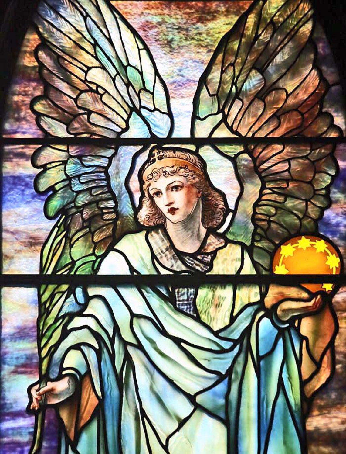 Angel Stained Glass Window Pin/brooch BR10-025 | Etsy