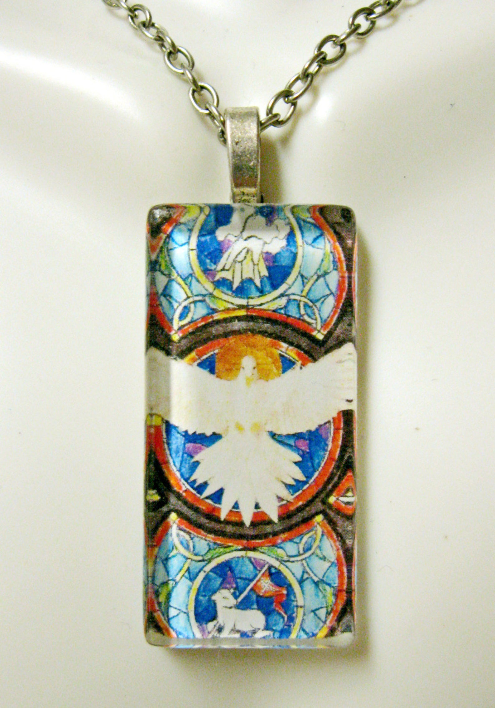 Holy Spirit Pendant With Chain GP01-066 | Etsy