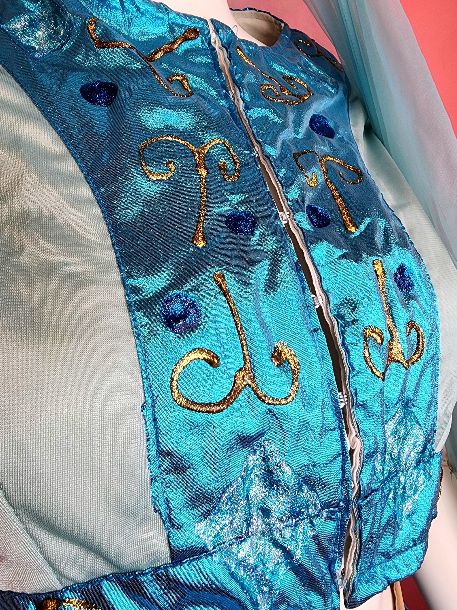 Size Small Medium | Vintage Turquoise 3 Piece Genie / Jasmine Costume ...