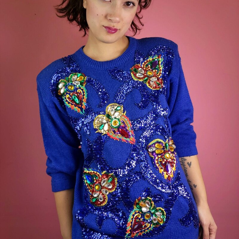 Psychedelic Sweater - Etsy