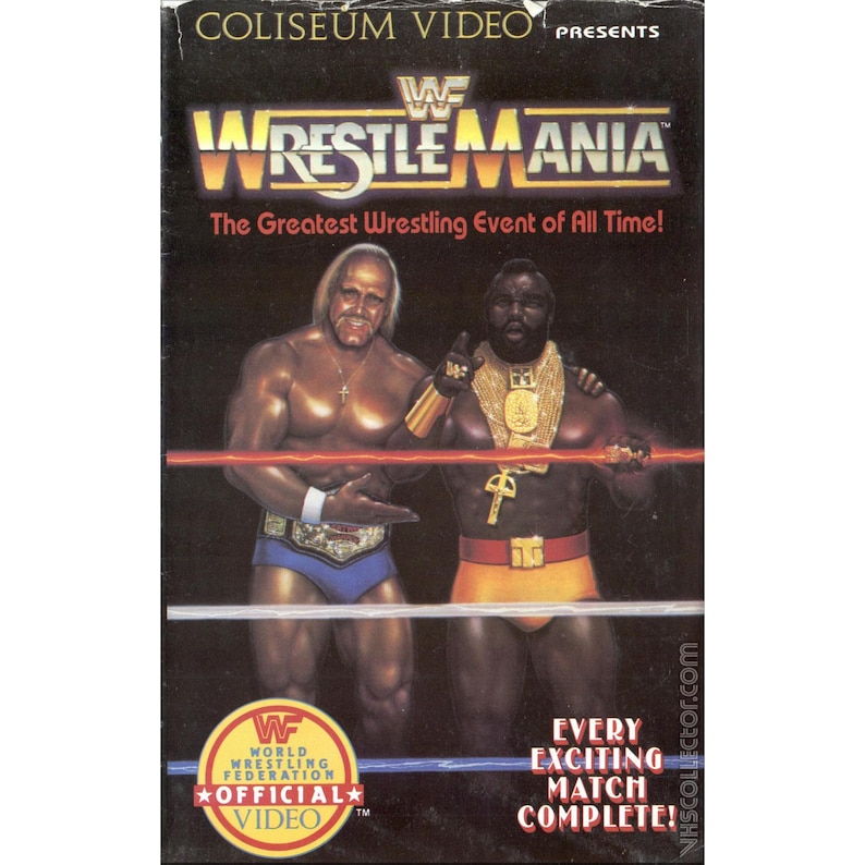 Wrestlemania I DVD coliseum Home Video WF004 - Etsy