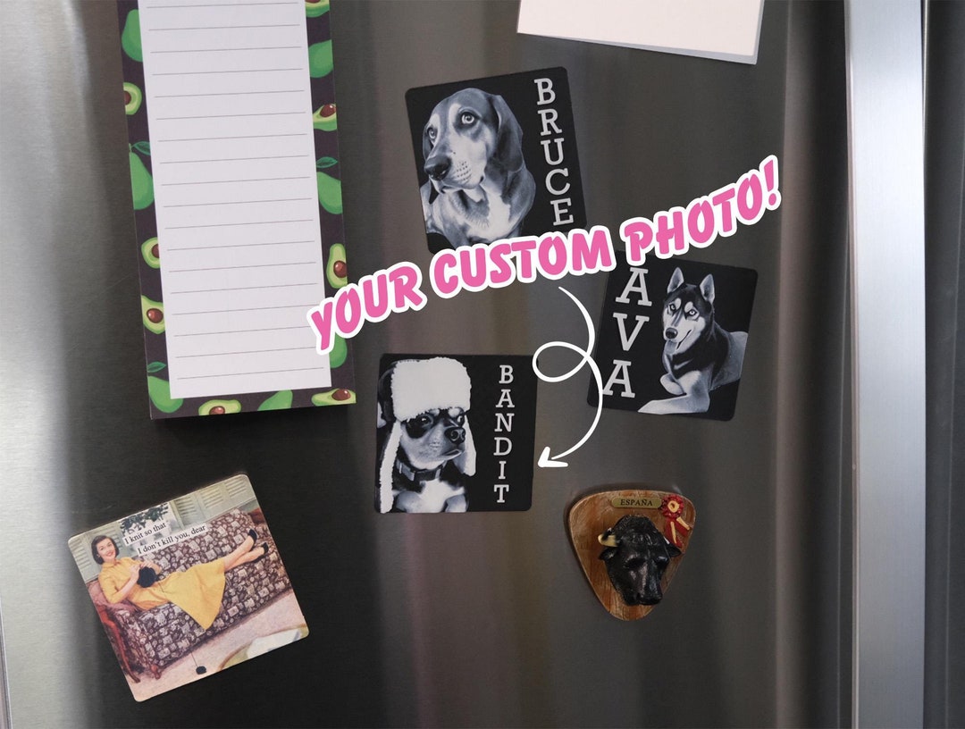 Personalized 3D Printed Magnet Custom Pet or Child Portrait Unique ...