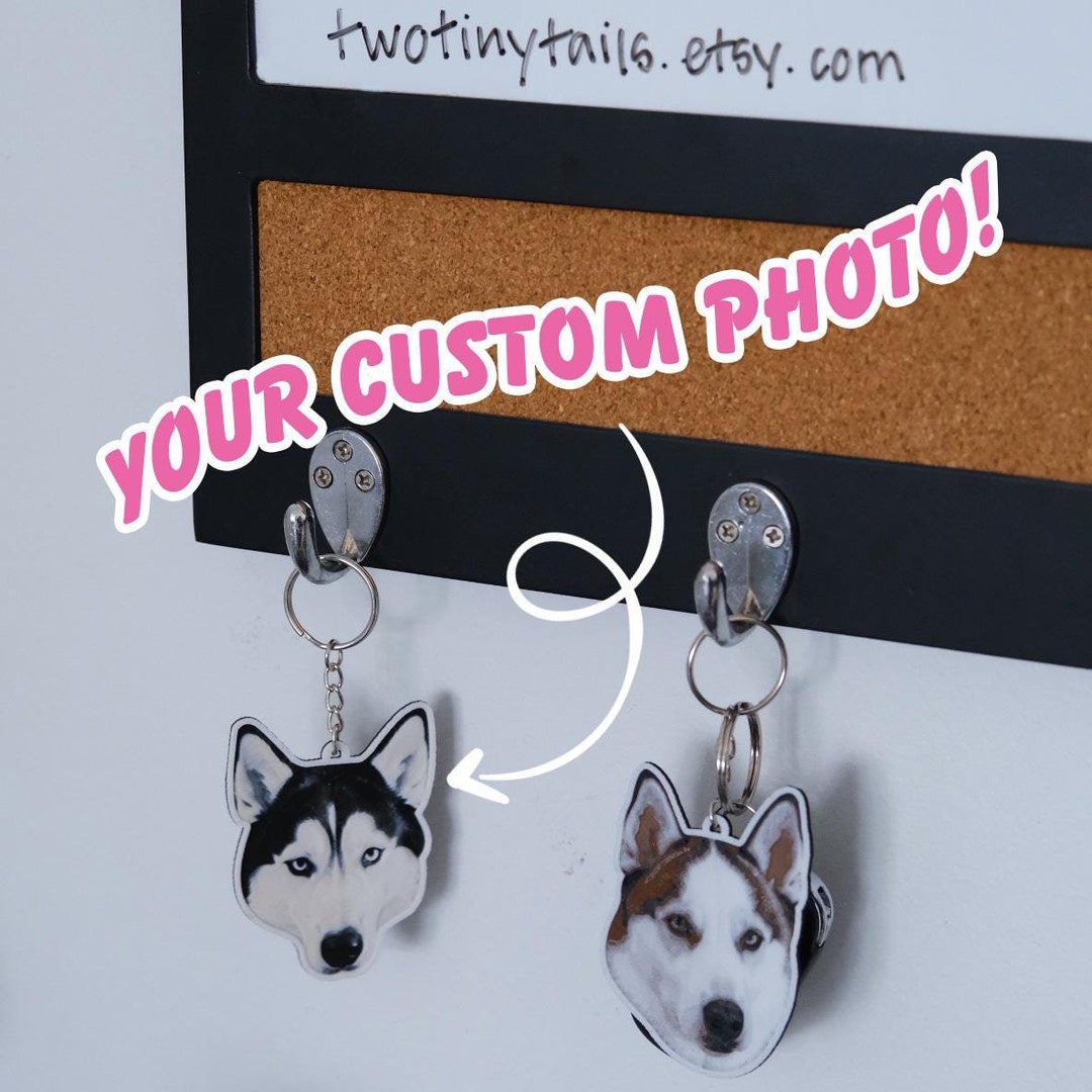 Custom Pet Keychain 3D Printed Pet Face Keychain Personalized Pet ...