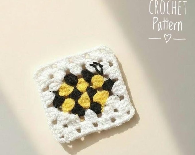 Granny's A Busy Bee Crochet Granny Square With Extra Photos and Details ...