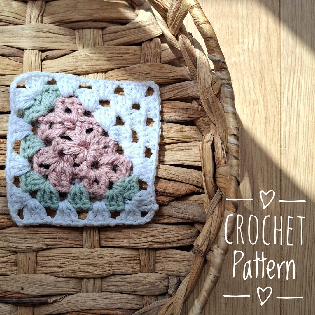 Watermelon Granny Square Pattern | Crochet Coaster | Cute Granny Square | Melon Crochet | Fruit ...
