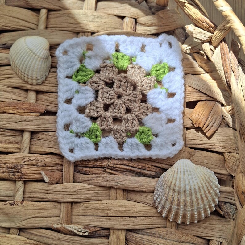 Sea Turtle Granny Square Pattern | Tortoise Applique | Ocean Seaside ...