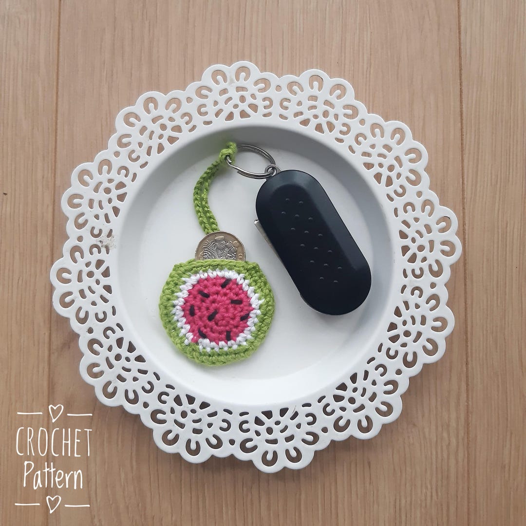 Crochet Pattern Keyring Coin Holder Pattern Digital PDF Coin Keeper ...