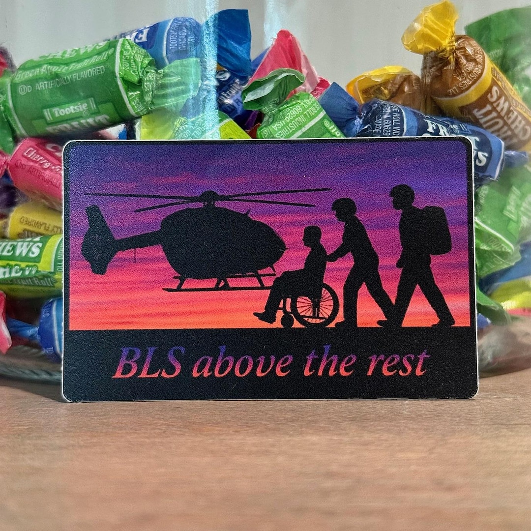 HEMS "bls" Sticker for Flight Nurse & Flight Medic - Etsy