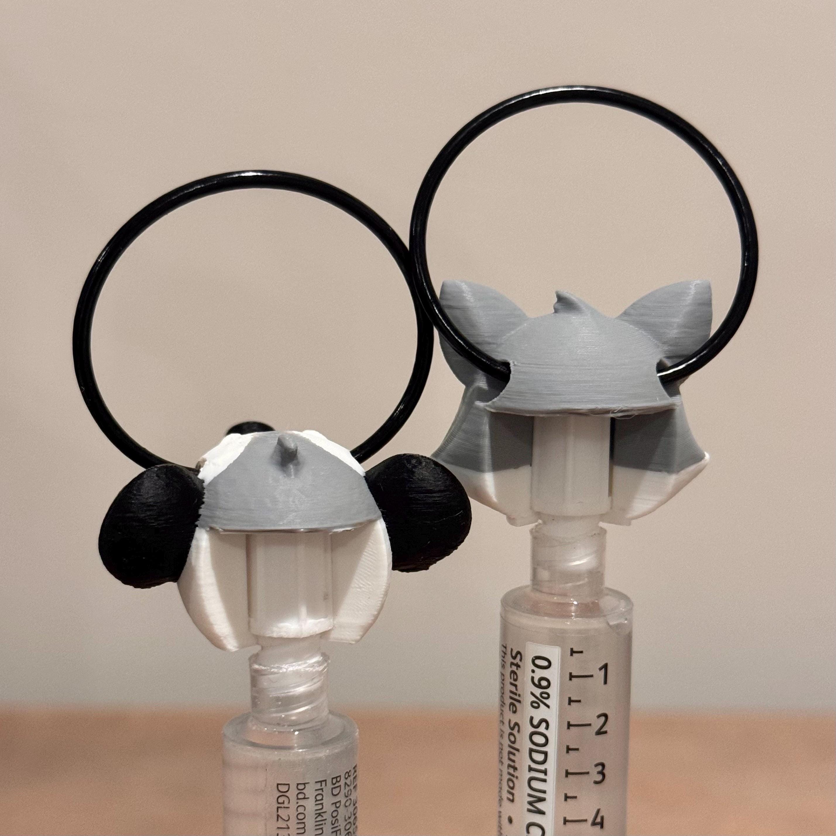 Trash Pals - Cute Raccoon and Opossum Syringe and Flush Keeper - Etsy
