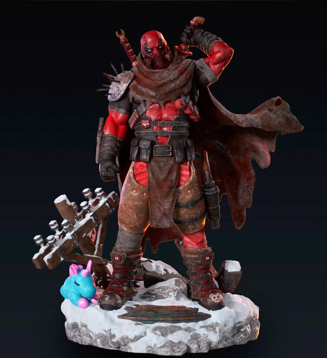 STL File Deadpool Nuclear Winter 3D Model Comic - Etsy