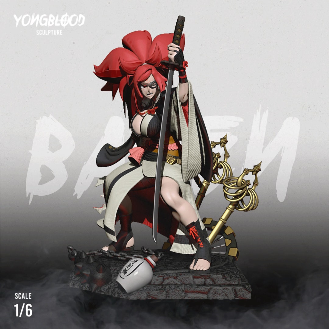 STL File Baiken From Guilty Gear 3D Model Videogame - Etsy