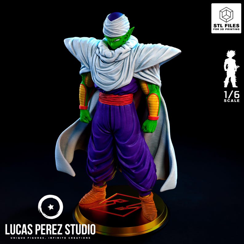 STL File Piccolo From Dragon Ball 3D Model Anime - Etsy