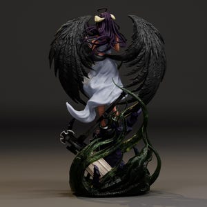STL File Albedo From Overlord 3D Model Anime Diorama - Etsy
