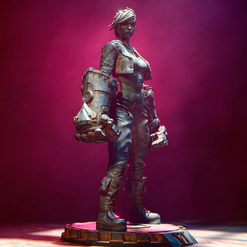 STL File Vi From League of Legends 3D Model Videogame Piltover Enforcer ...