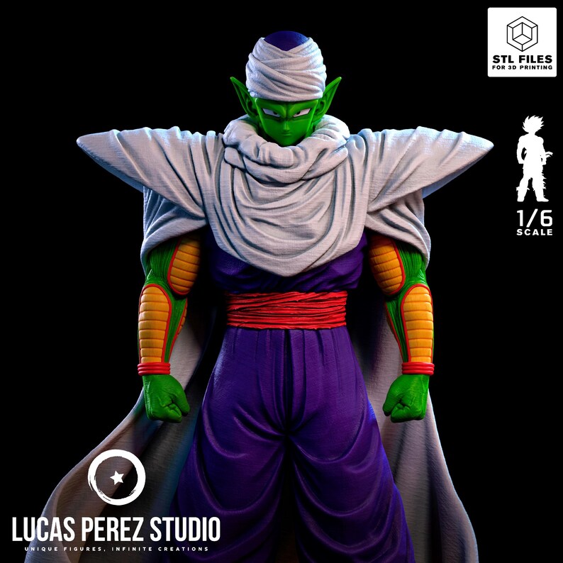 STL File Piccolo From Dragon Ball 3D Model Anime - Etsy