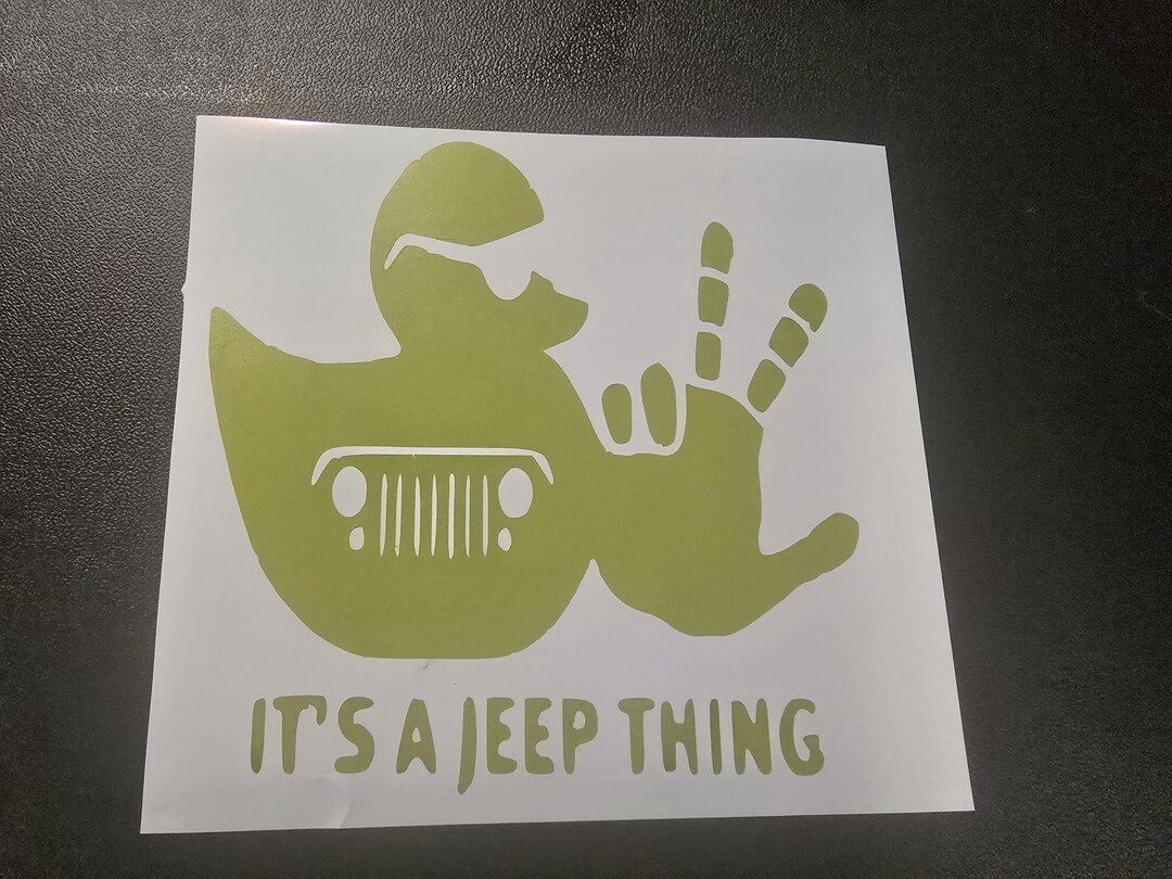 Jeep Thing Decal - Etsy