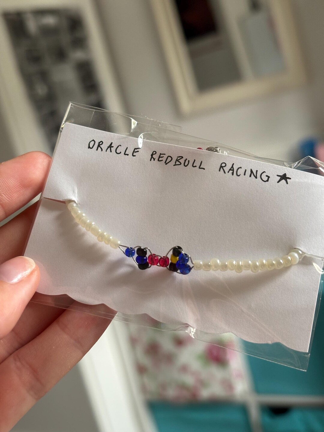 F1 Racing Car Team Bracelet Beaded + Handmade With 925 Silver Clasp - Etsy