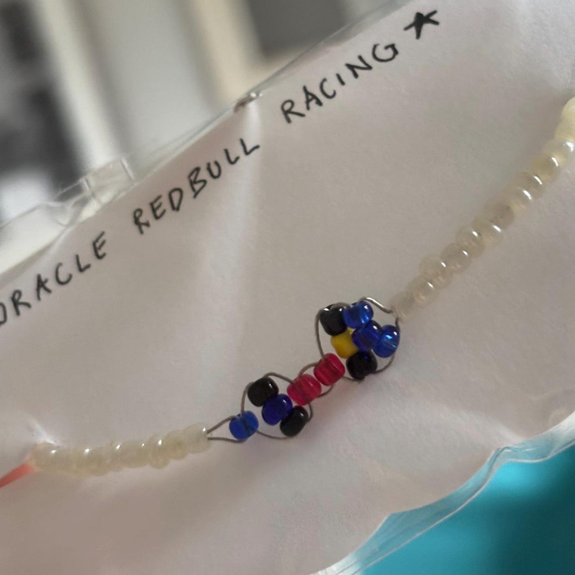 F1 Racing Car Team Bracelet Beaded + Handmade With 925 Silver Clasp - Etsy
