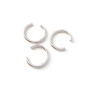 Sterling Silver Plain Ring Ear Cuff - Etsy