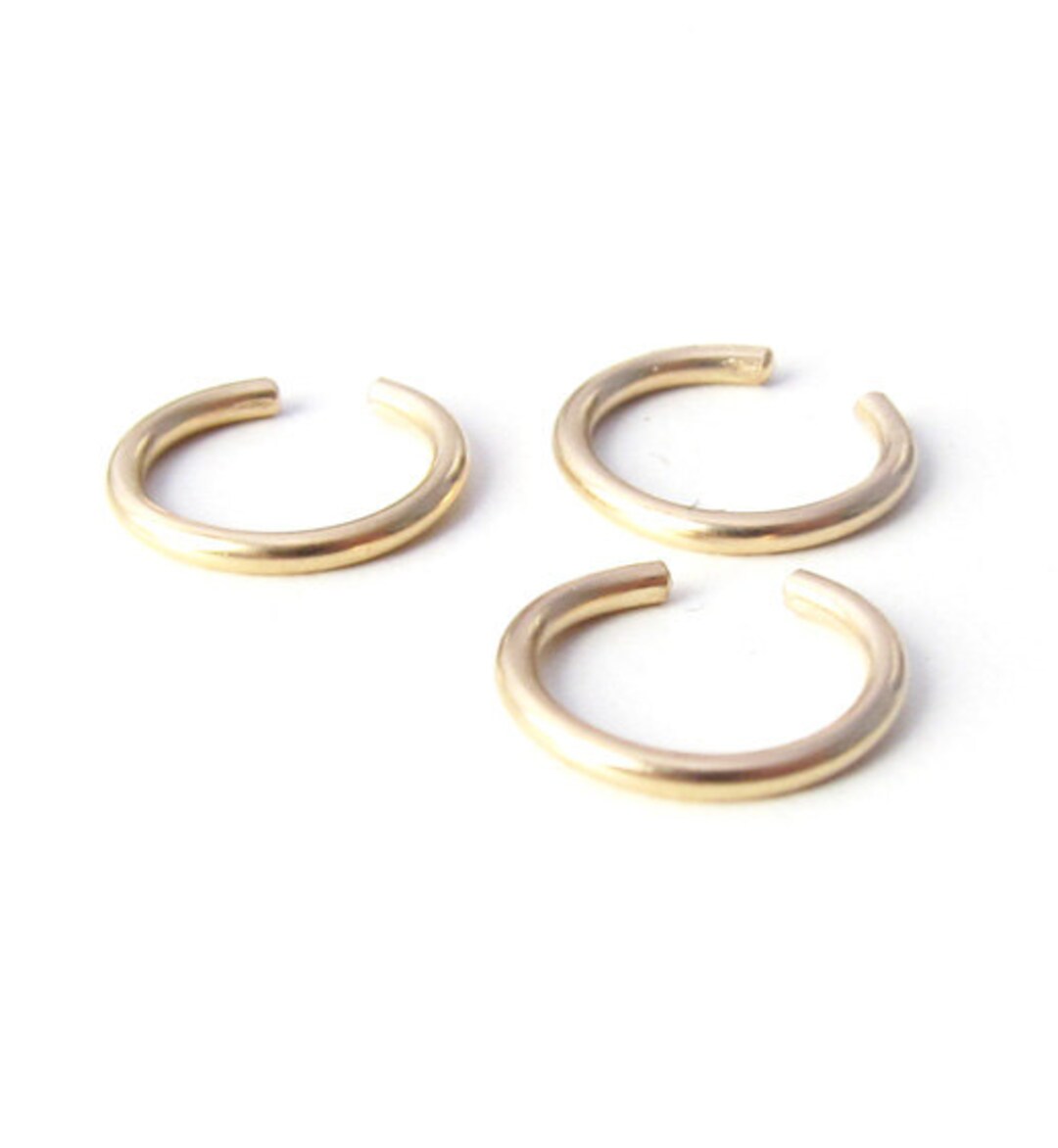 Gold Filled Plain Ring Ear Cuff - Etsy