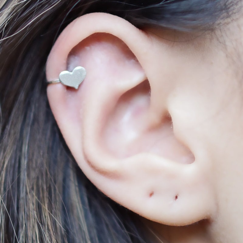 Heart Ear Cuff - Etsy
