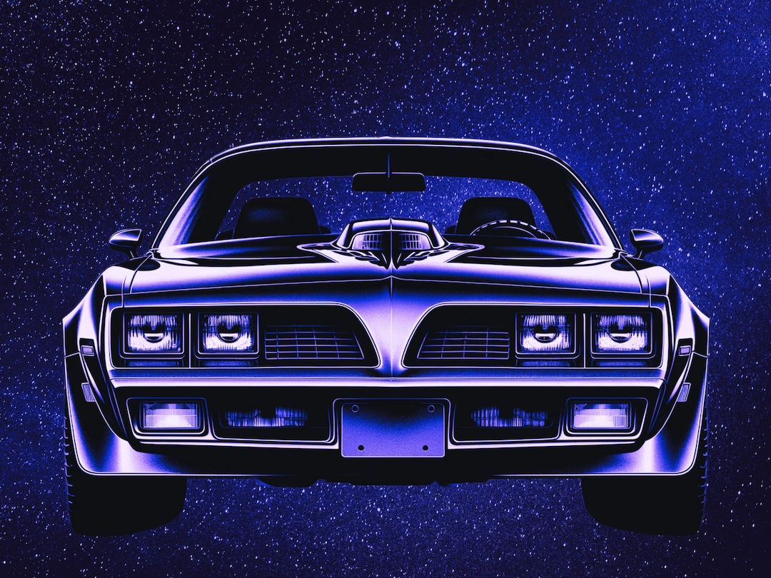 Purple Trans Am Poster - Etsy
