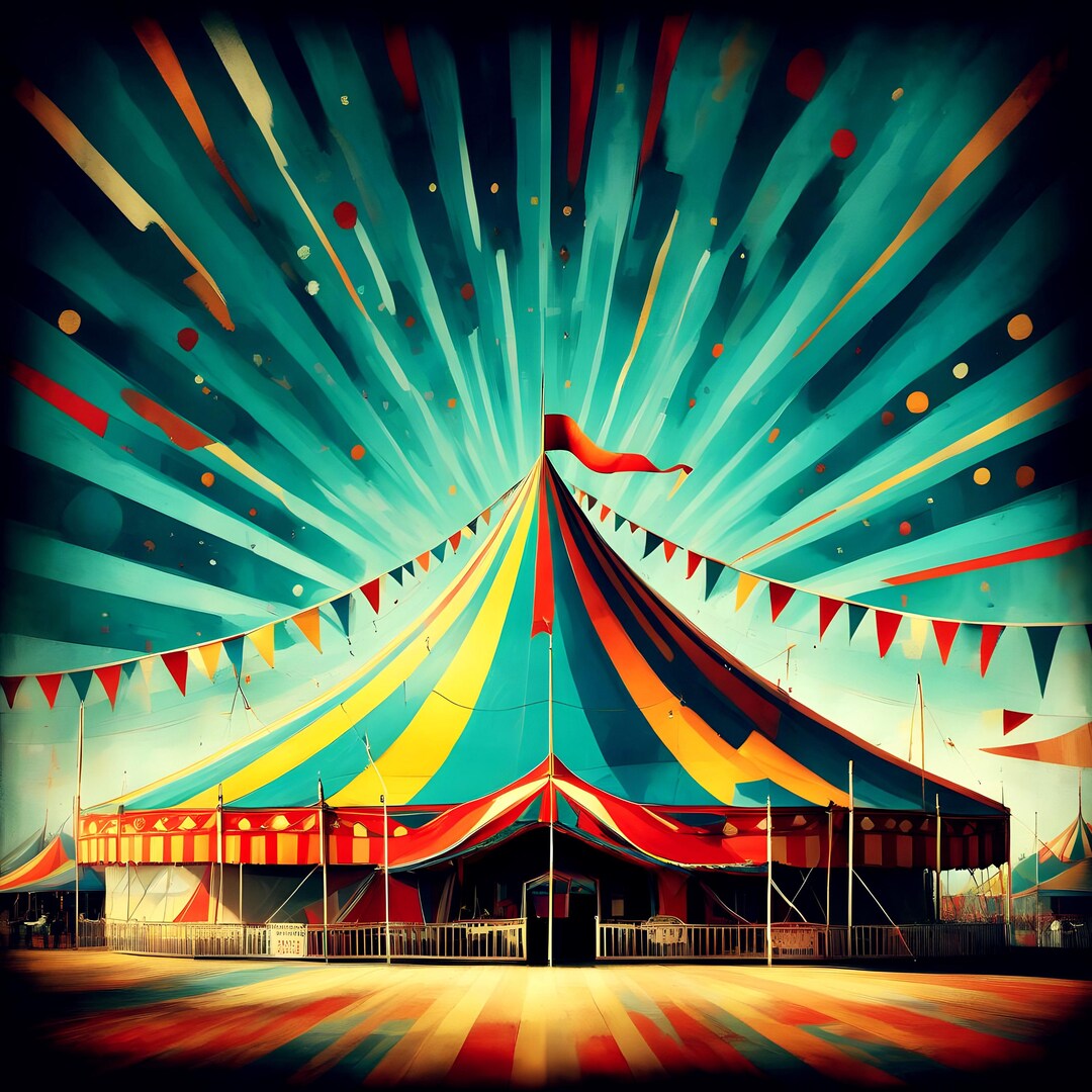 Circus Tent Poster - Etsy