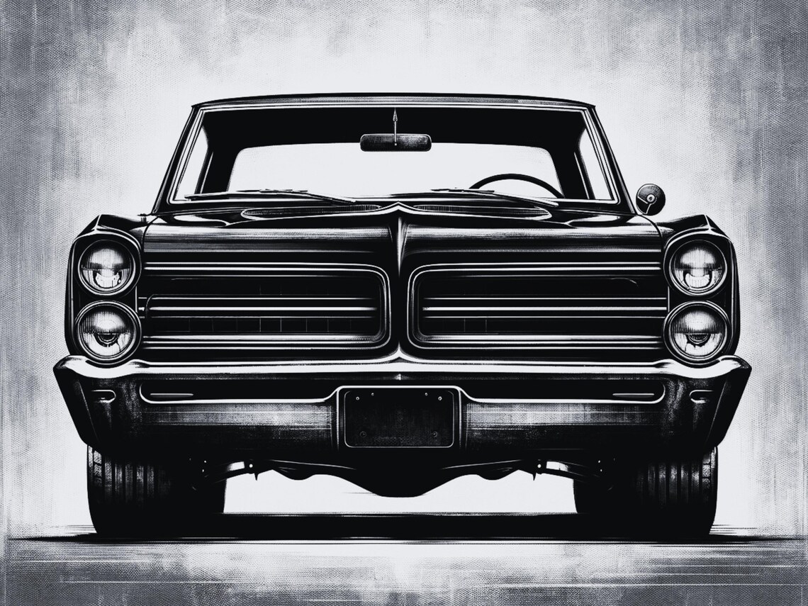 Vintage Pontiac GTO Poster - Etsy