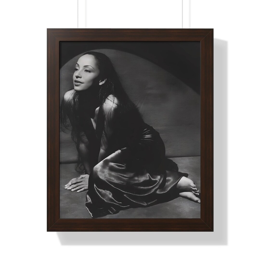 Vintage Sade Photo Album Print Poster Framed, Retro Black and White ...