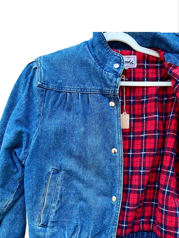 1980’s Flannel Lined Denim Jacket - Gem