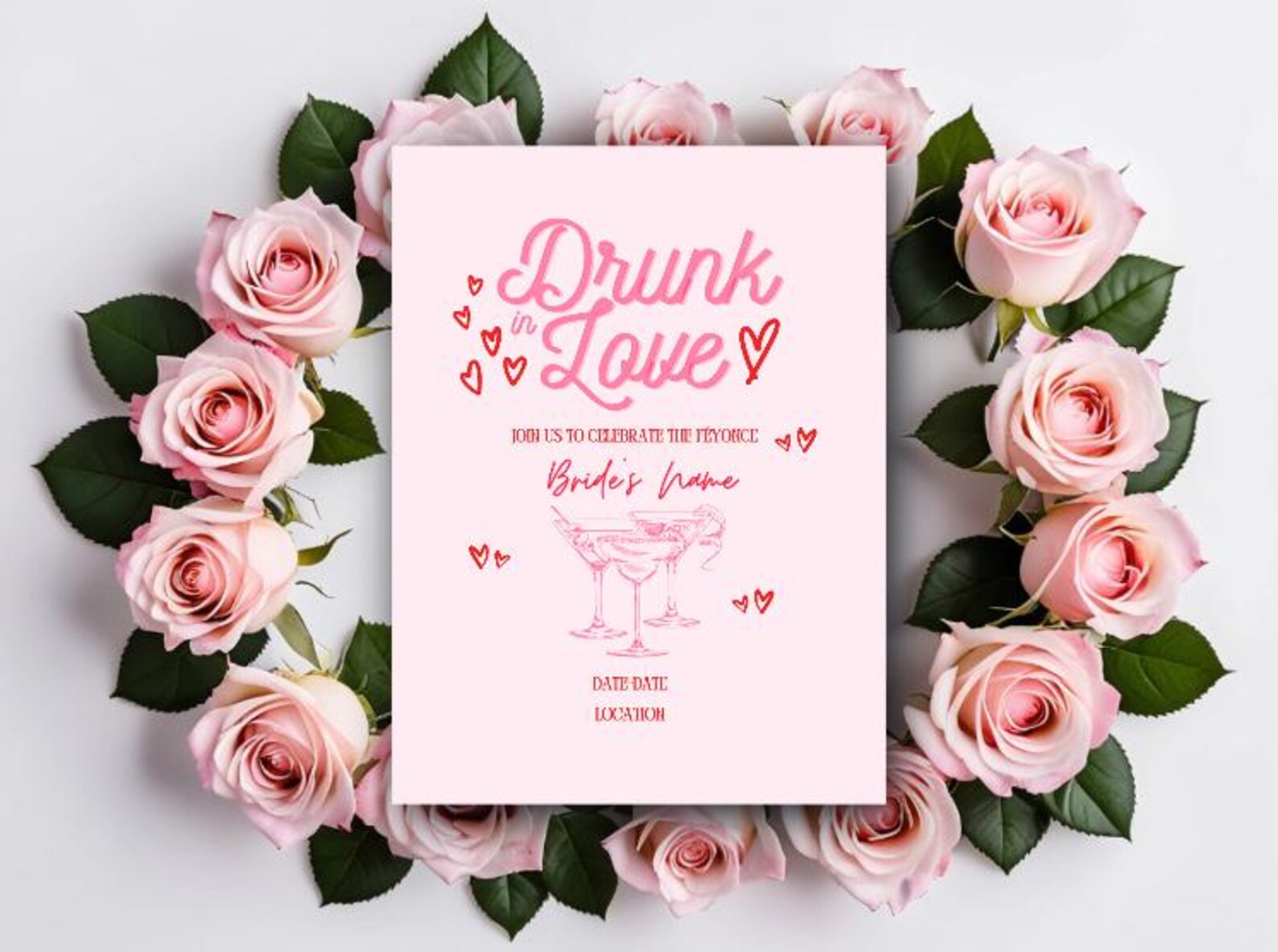 Drunk in Love Bachelorette Party Bundle - Invitations, Itinerary & More ...