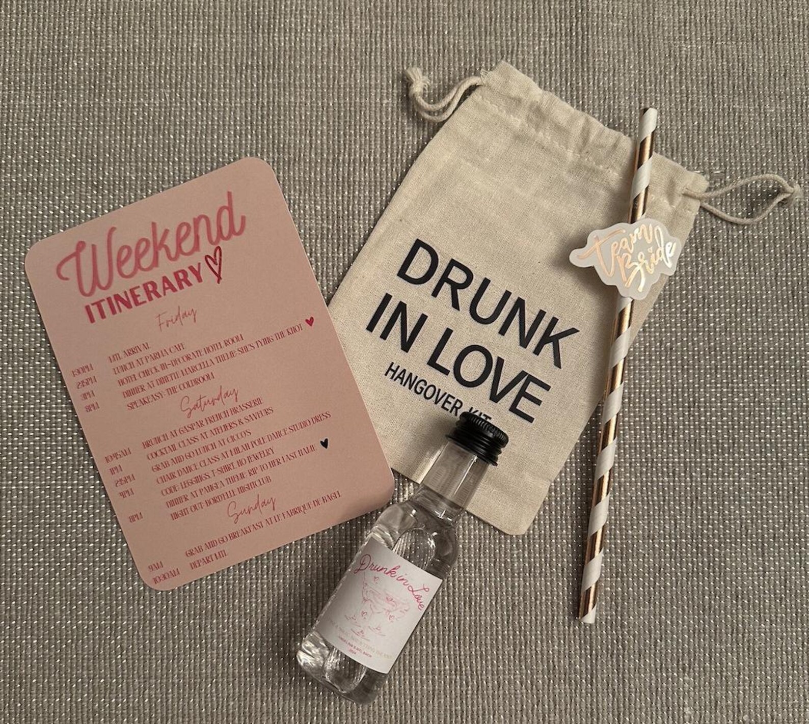 Drunk in Love Bachelorette Party Bundle - Invitations, Itinerary & More ...
