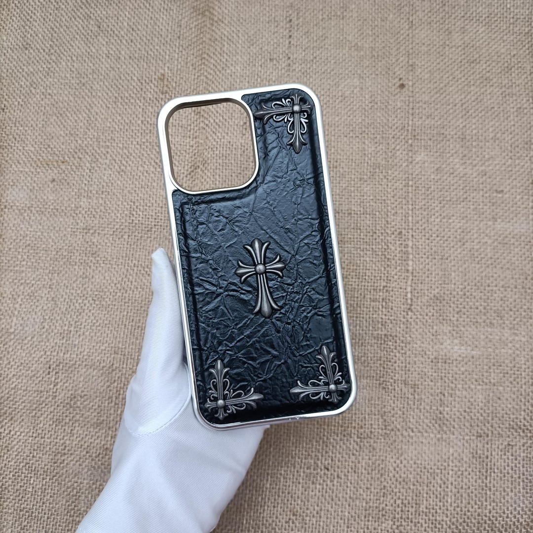 3D Cross Iris Opium Phone Case Y2K Gothic Designer iPhone Case Men ...