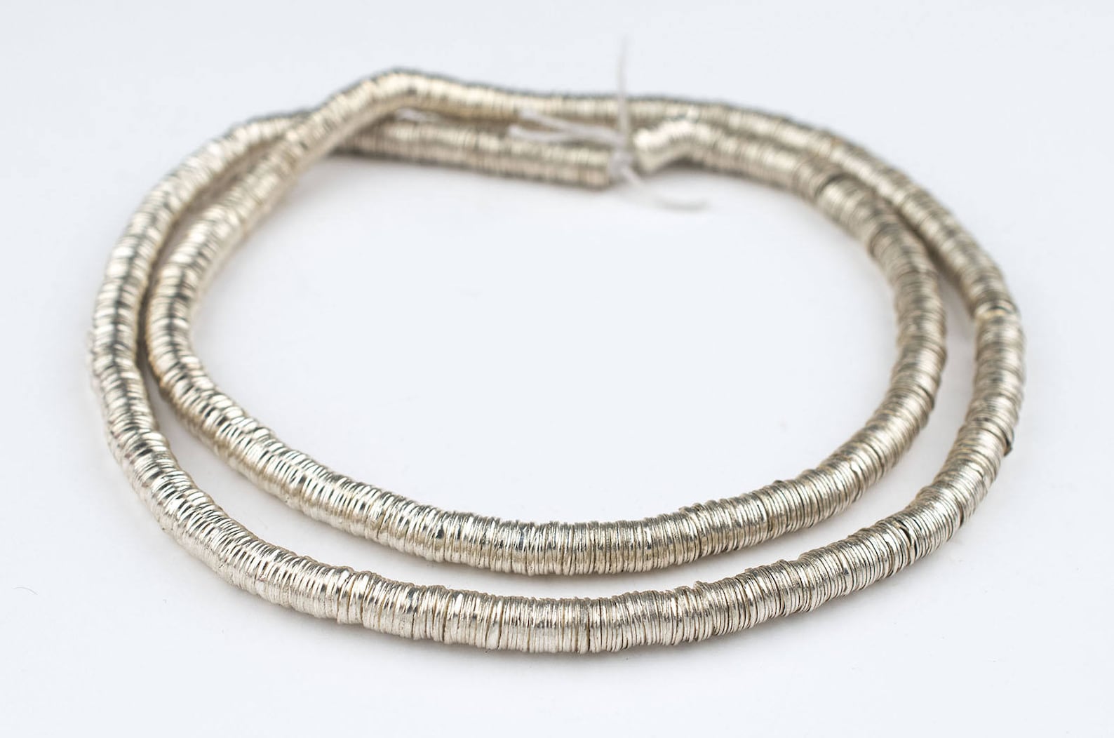 748 Silver Interlocking Crisp Beads: Ethnic Metal Beads Metal Spacer ...