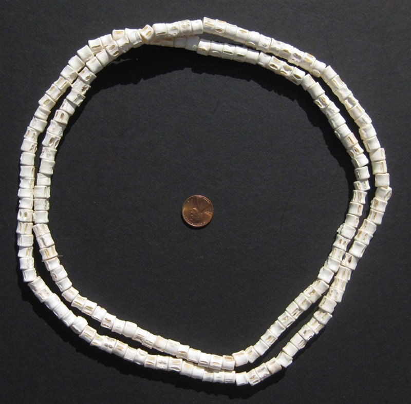 190 Fish Bone Beads Natural African Beads White Beads - Etsy