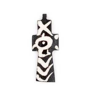 Batik Bone Cross Pendant Eye: Batik Bone Pendant African Bone Pendant ...