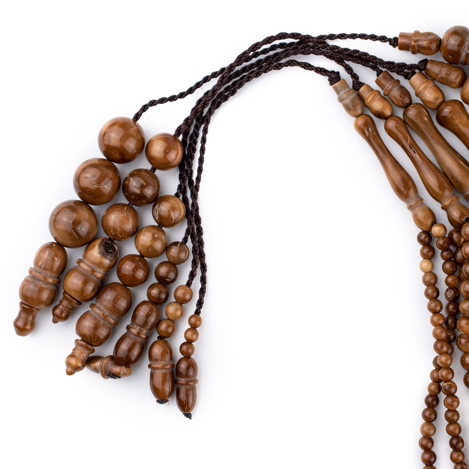 Islamic Prayer Beads: Brown Wooden Spherical Round Muslim - Etsy