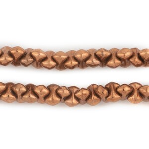 95 Copper Interlocking Anvil Beads 8mm: Metal Spacer Beads Ethnic Metal ...