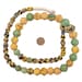 Fancy Mixed Antique Venetian King Beads, Graduated, 30 Inch Strand ...