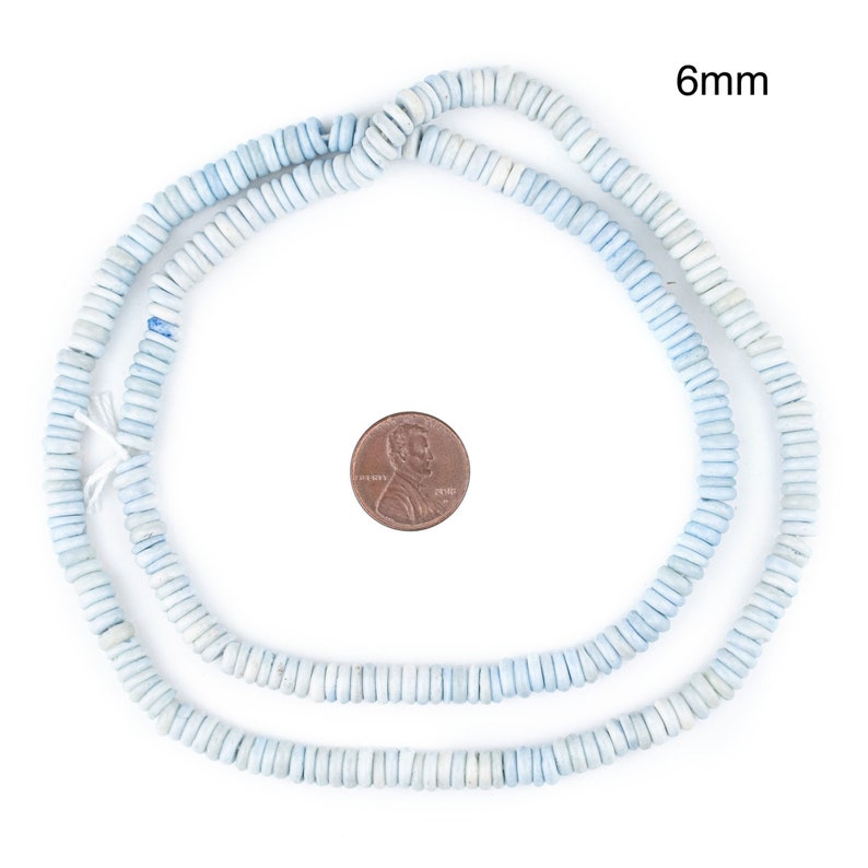 Pastel Blue Bone Button Beads: 6mm 8mm 10mm 12mm 14mm Light Blue Round ...