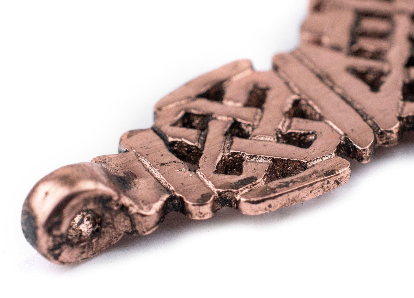 Awash Copper Ethiopian Coptic Cross Pendant 40x65mm: Copper Coptic ...