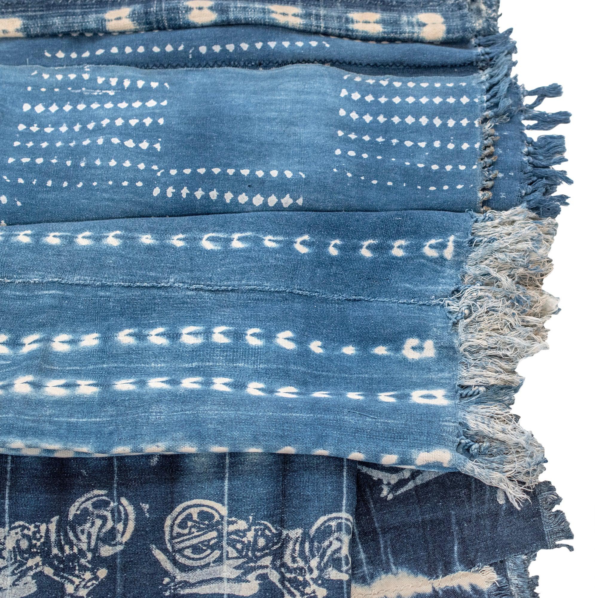 Authentic Indigo Cloth: Handmade West African Textile, Premium Cotton ...